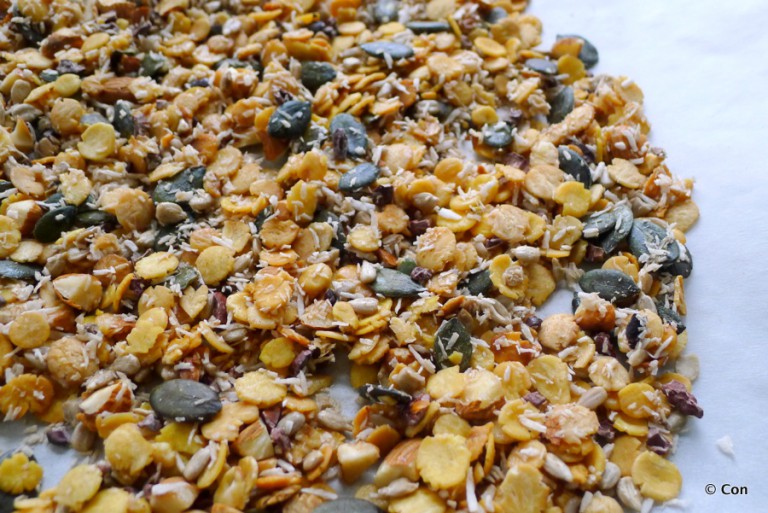 Muesli of granola, keto, glutenvrij - Con-serveert